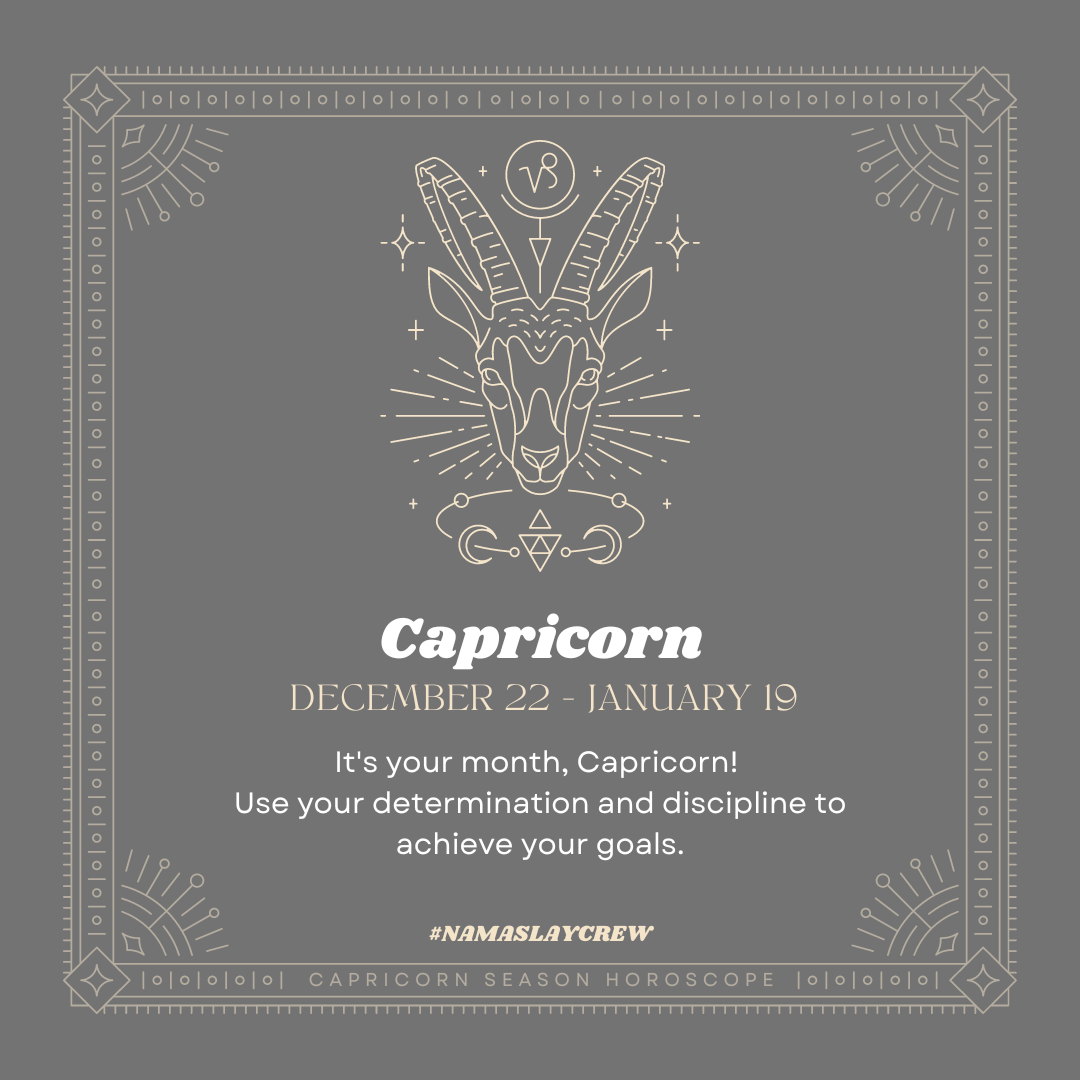 Capricorn Season Monthly Horoscope | Celebrating Capricorn