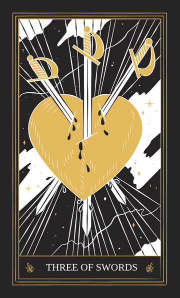 Three of Swords Tarot Card Meaning | Collaborations and Successful Ventures