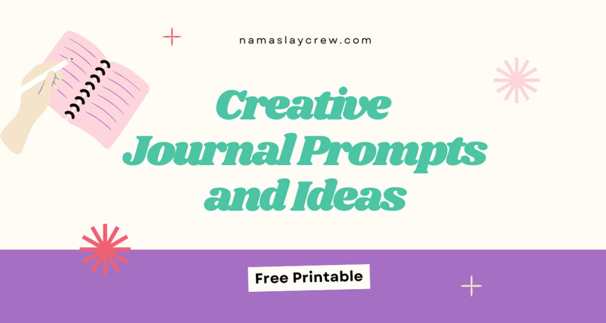 Free Printable Creative Art Journal Prompts | Journal Ideas